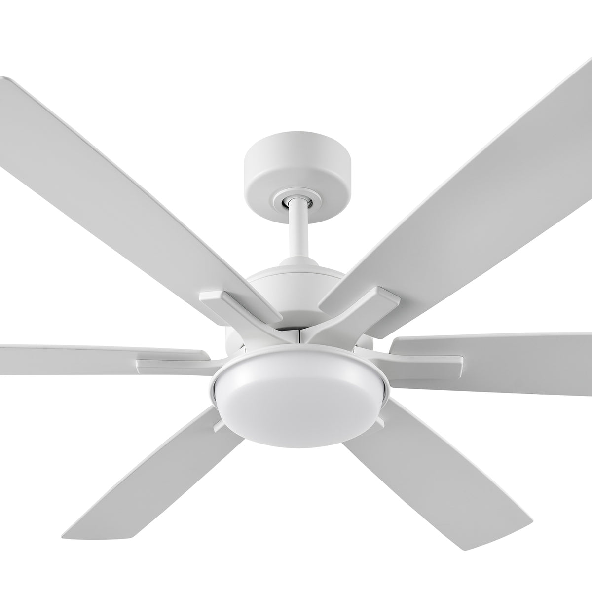 Pagoda 54" in. 6 Blade LED Matte White Ceiling Fan – Airgale Fan Company