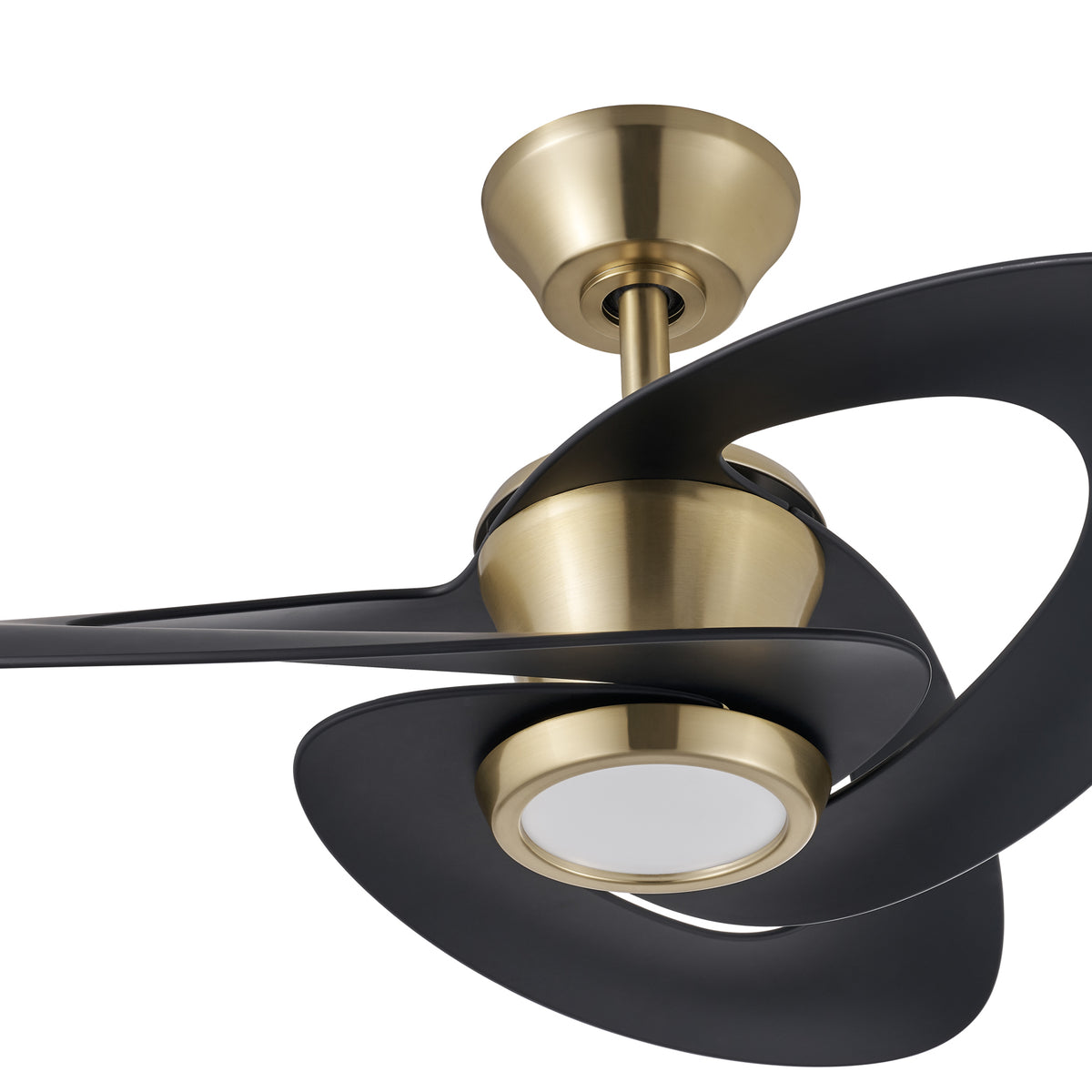 Cyclon 36 in. 3 Blade Brushed Gold Ceiling Fan – Airgale Fan Company